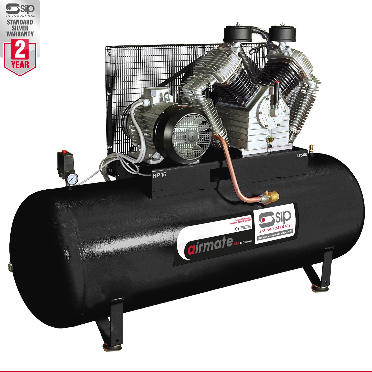 SIP ISBD15/500 Super Electric Air Compressor - SIP Machinery Europe Ltd ...