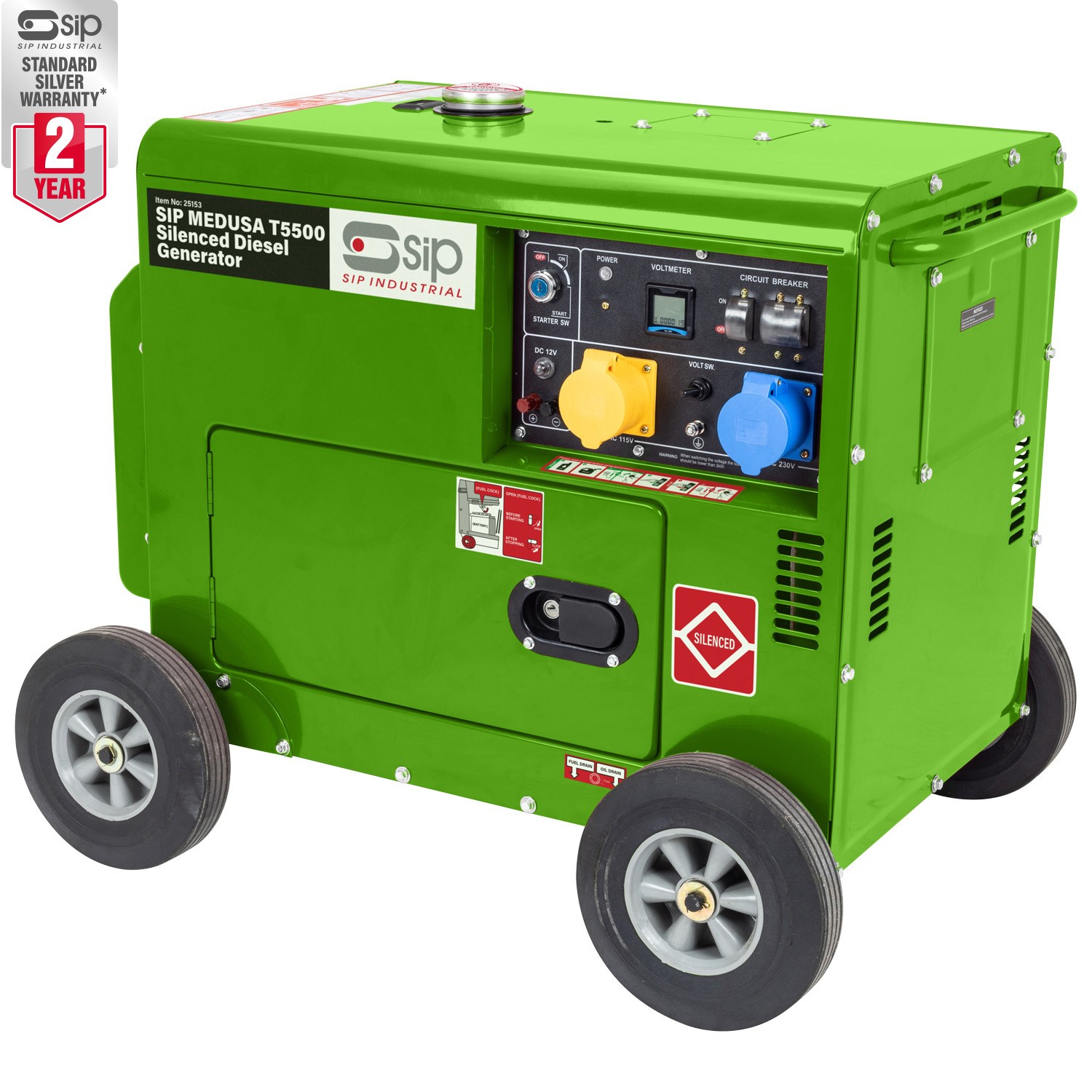 SIP MEDUSA T5500 Silenced Diesel Generator - SIP Machinery Europe Ltd ...