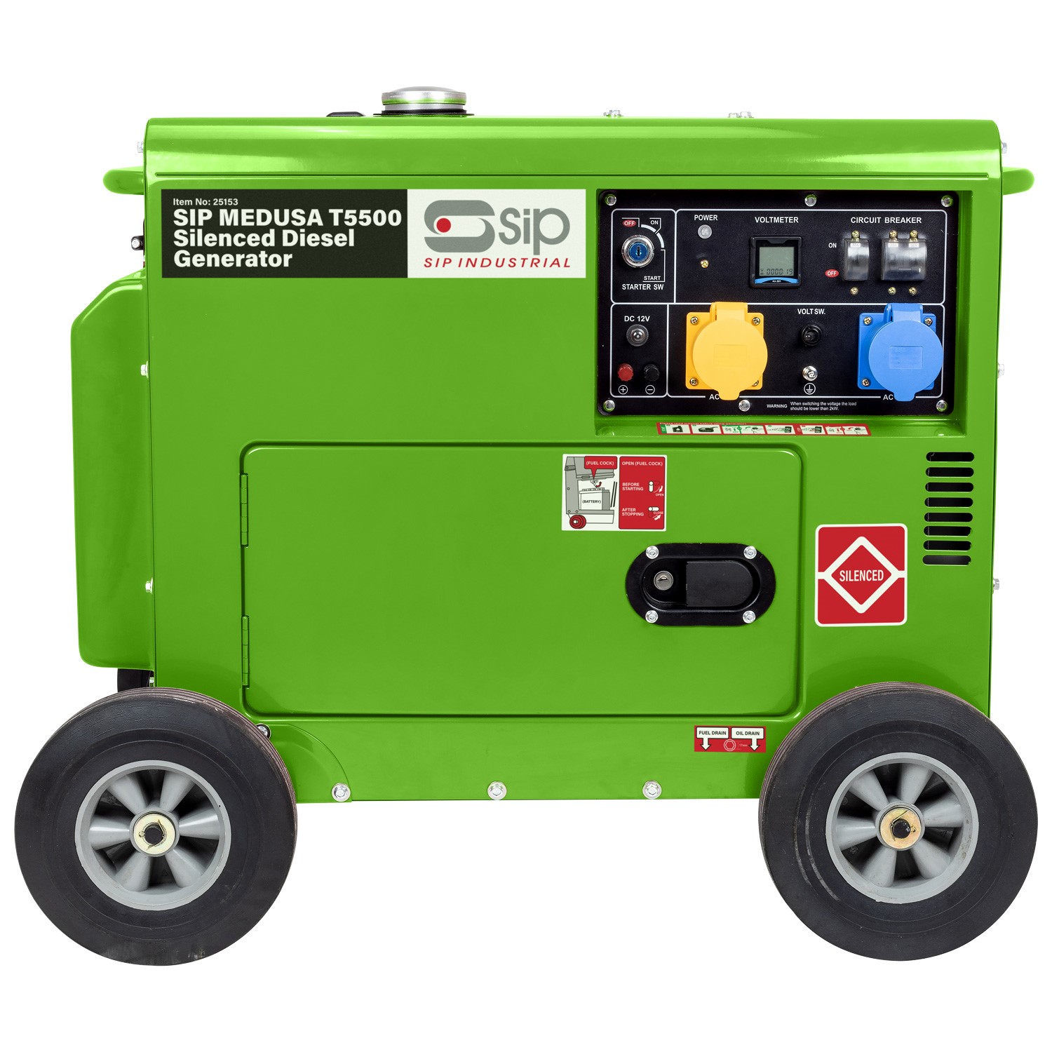 SIP MEDUSA T5500 Silenced Diesel Generator - SIP Machinery Europe Ltd ...
