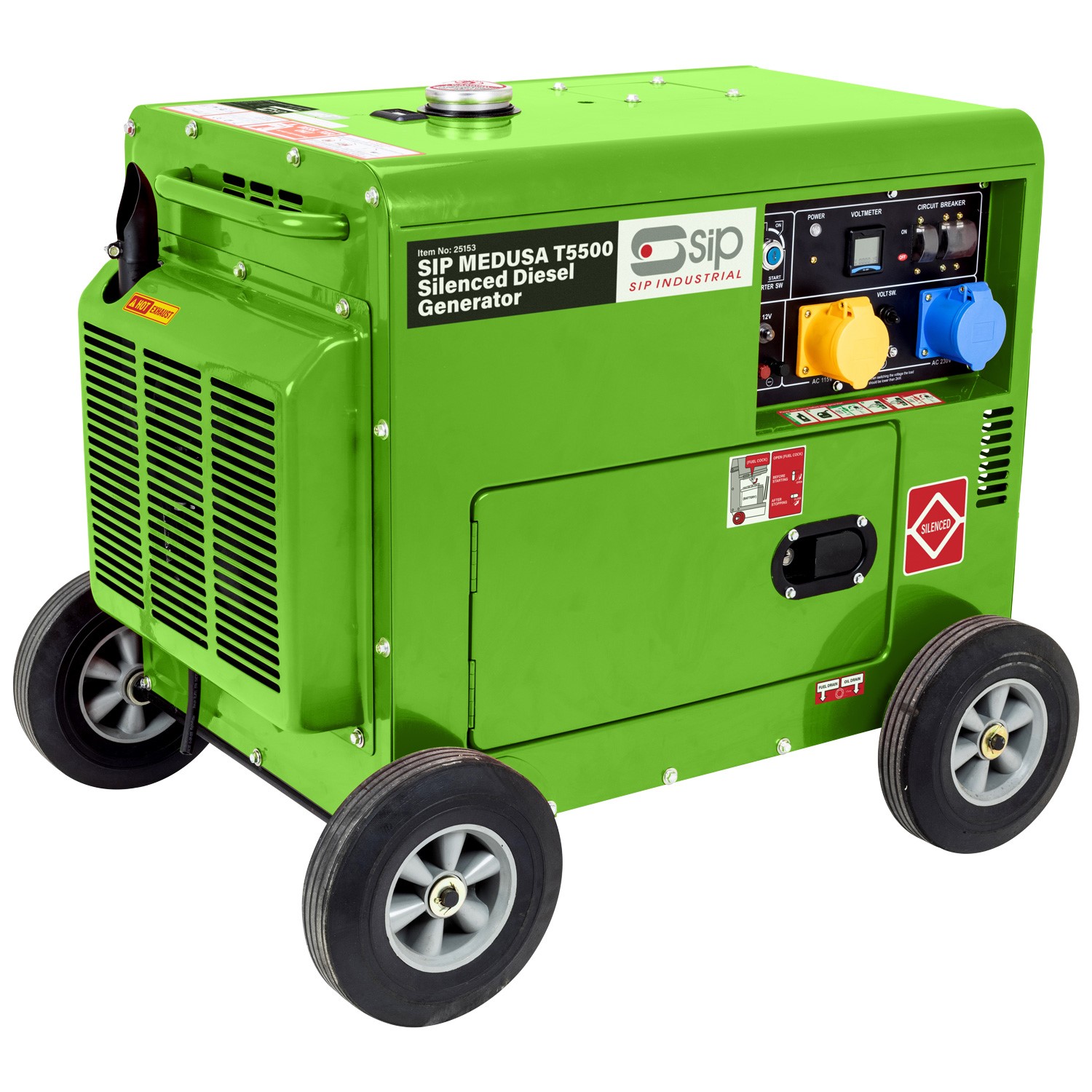 SIP MEDUSA T5500 Silenced Diesel Generator - SIP Machinery Europe Ltd ...