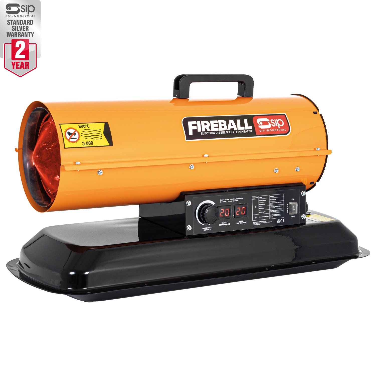 SIP FIREBALL XD75F Diesel/Paraffin Space Heater - SIP Machinery Europe ...