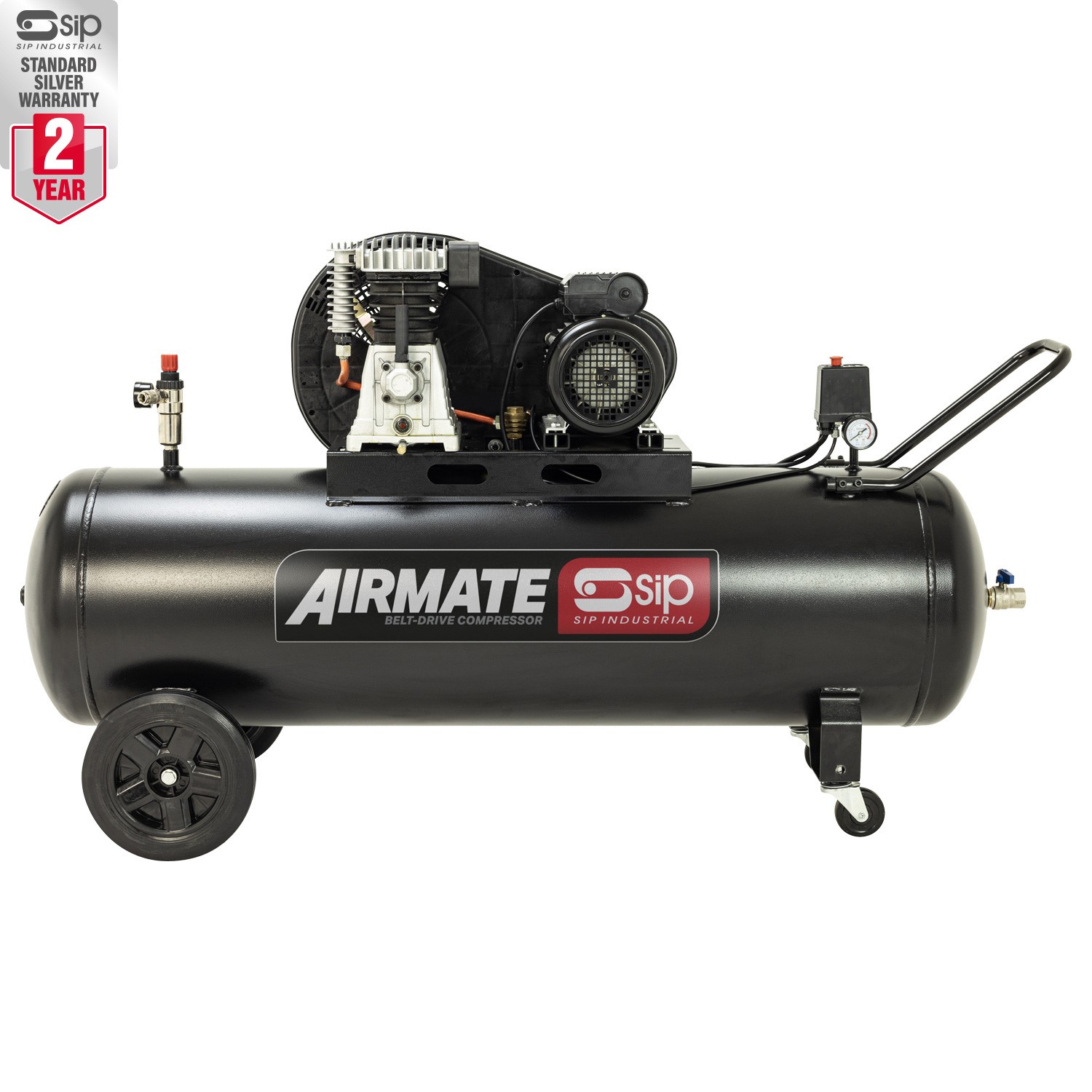 SIP BD 3HP 200ltr Belt Drive Compressor - SIP Machinery Europe Ltd ...